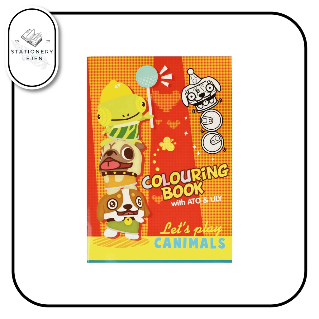 Canimals Colouring Book - Ato Uly | Shopee Malaysia