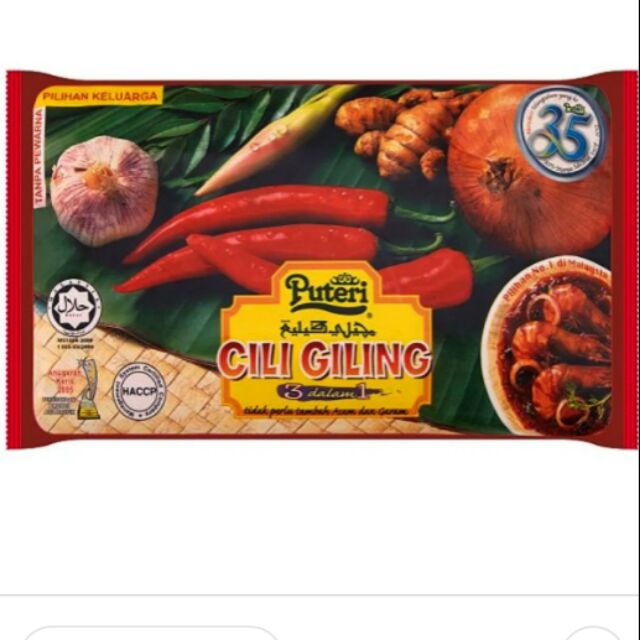 Puteri cili giling 3 dalam 1 (800g) | Shopee Malaysia