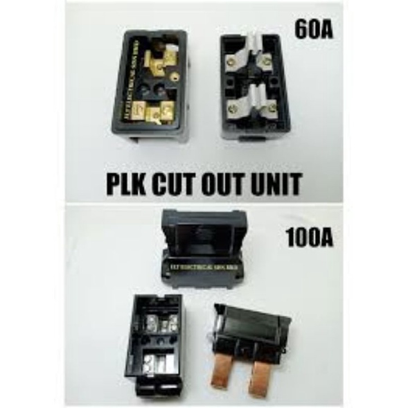 PLK / RAPID-TECH 60A / 100A Cut Out Unit Come With Fuse ( Sirim ...