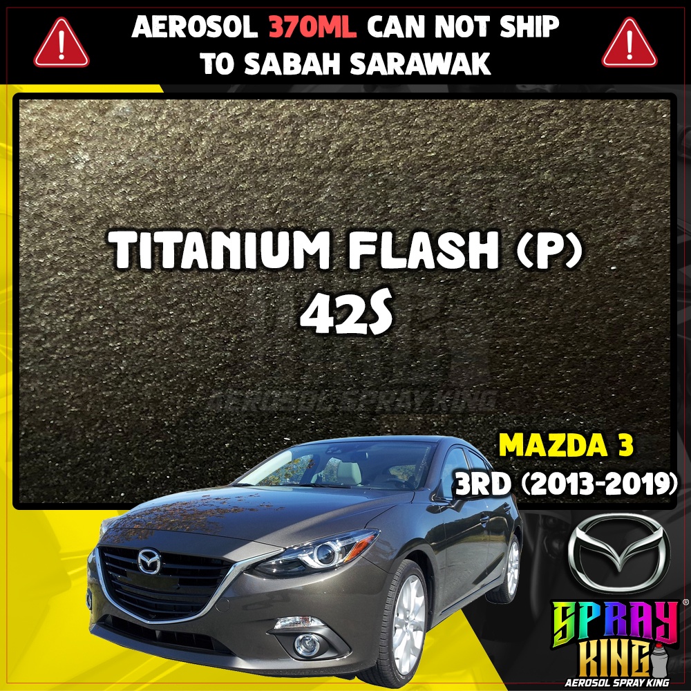 Mazda 3 Series 3rd { 42S Titanium Flash } 2013-2019 Touch Up Pen Paint ...