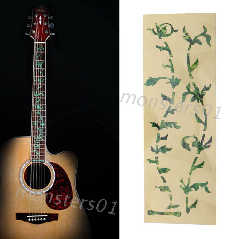 mm DIY New Tree Of Life Acoustic Guitar Guitar Inlay Sticker Fretboard ...