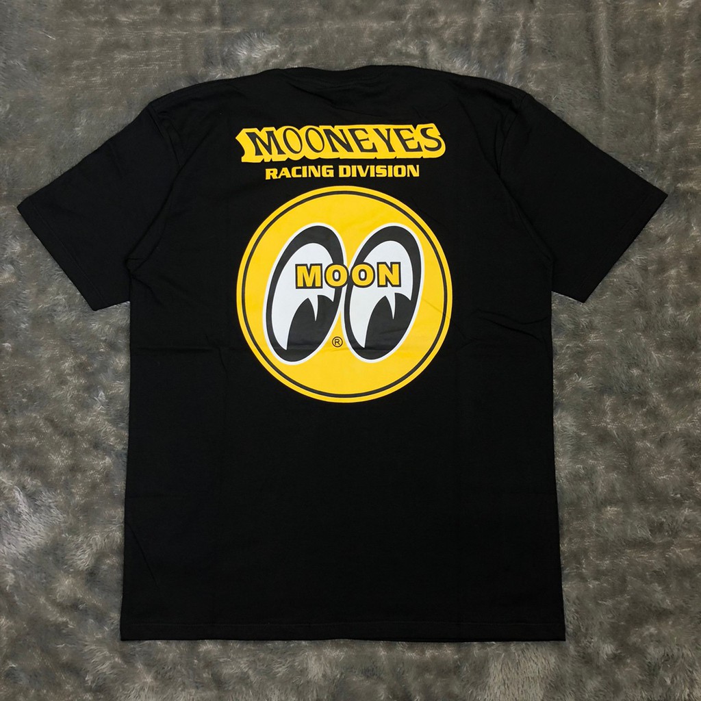 Mooneyes Moon Racing Division Back Logo Tees Black Tshirt T-shirt ...