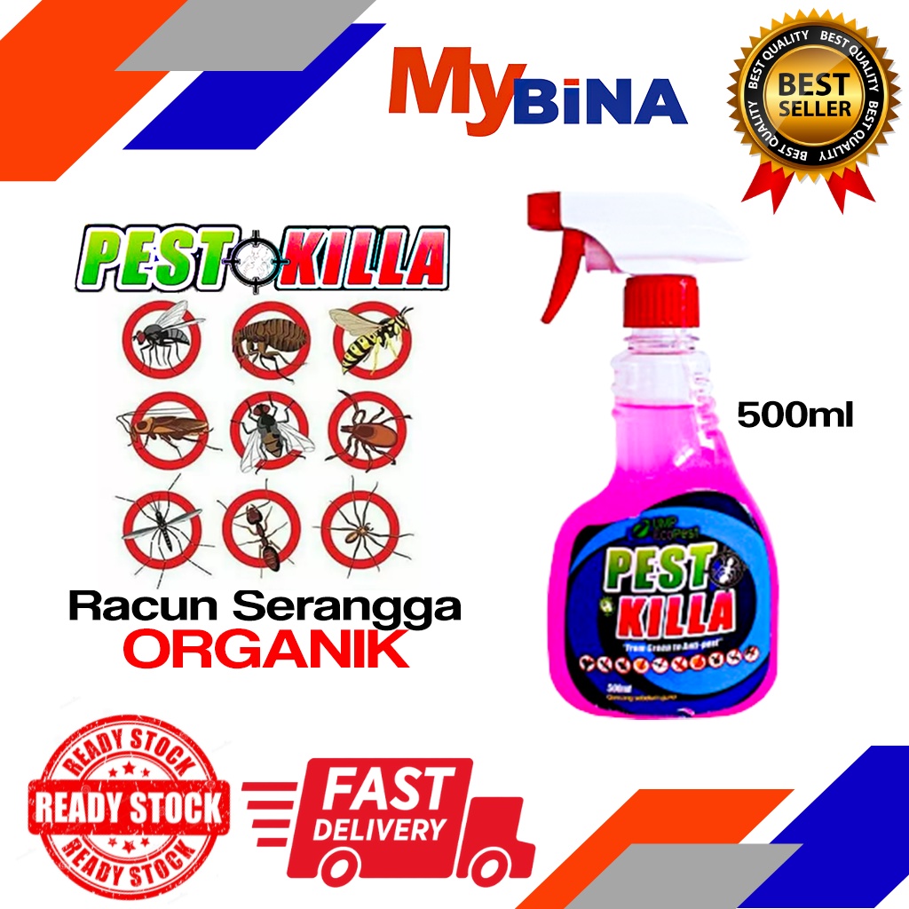 Racun Serangga Organik // Spray Anti Serangga //Spray Penghalau ...