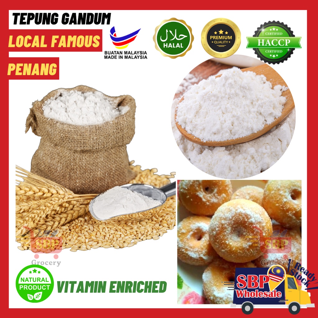 SBP Tepung Gandum Wheat Flour Premium with Vitamin Enriched Premium ...