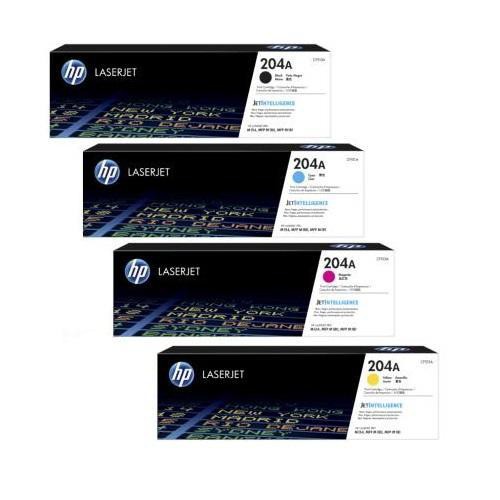 GENUINE HP 204A ( CF510A , CF511A , CF512A , CF513A ) LASERJET TONER ...