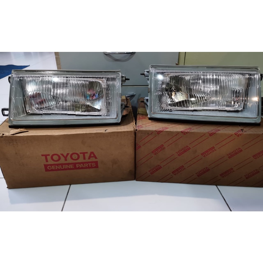 Toyota Corolla AE80 Headlamp - LH + RH Complete | Shopee Malaysia