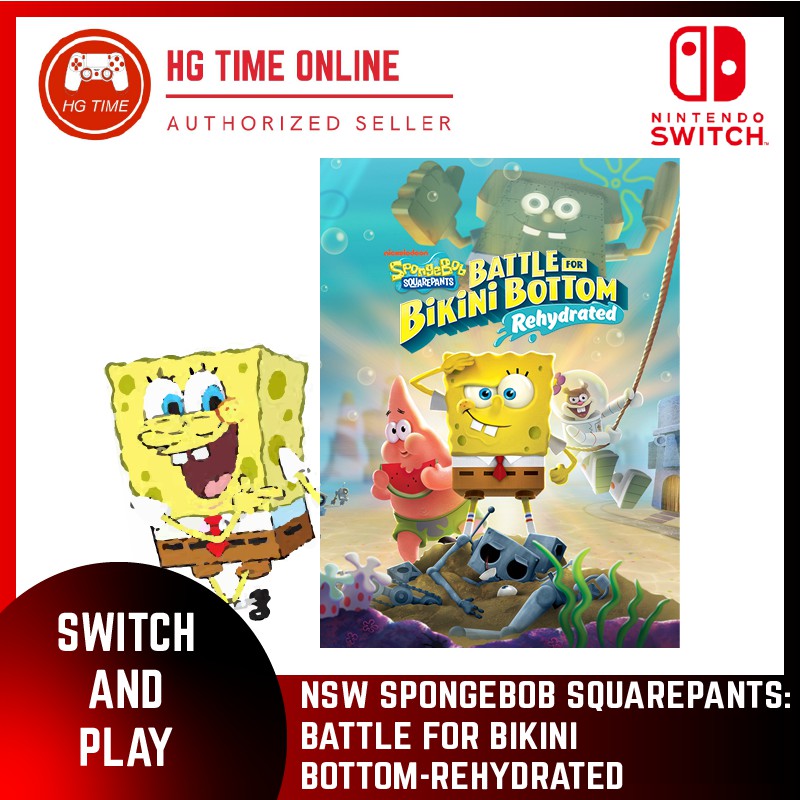 Nintendo NSW Switch SpongeBob SquarePants | Shopee Malaysia