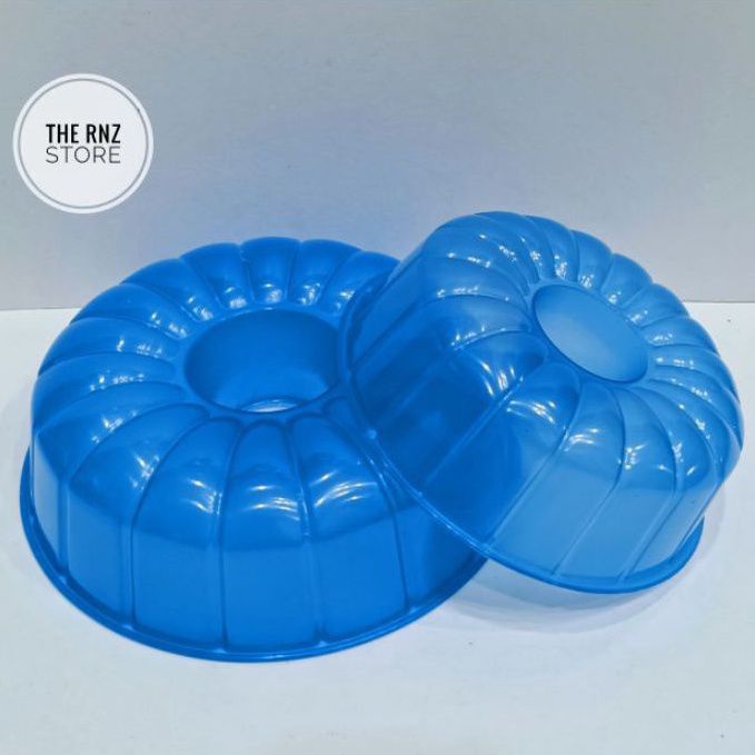 Blue Round Jelly Mould/ Steamed Mould/ Acuan Bulat Biru JT4876/77 ...
