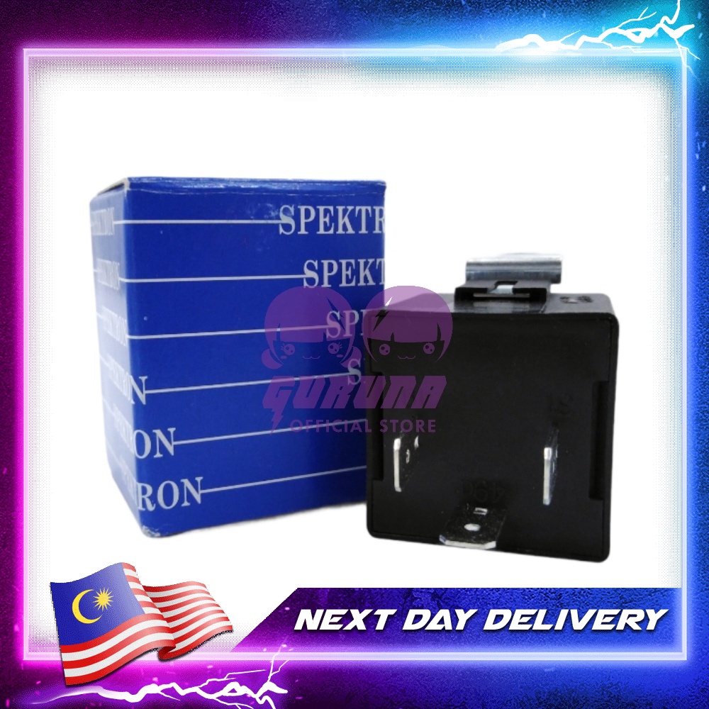 Original Proton Saga Wira Waja BLM FLX Spektron Flasher Unit Relay Turn ...