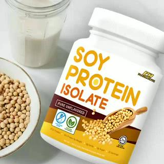 Pharmanutri Soy Protein Isolate 1kg, 33 ser(Unflavor) 91% Protein ...