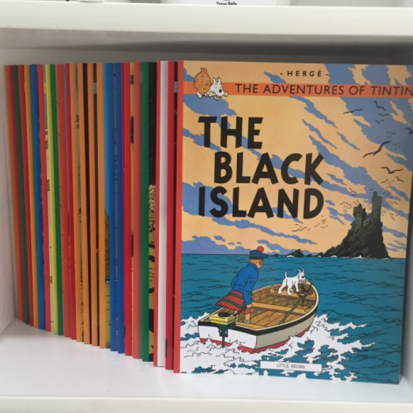 23 Books Set The Adventures of TINTIN English Comics Picture Story ...
