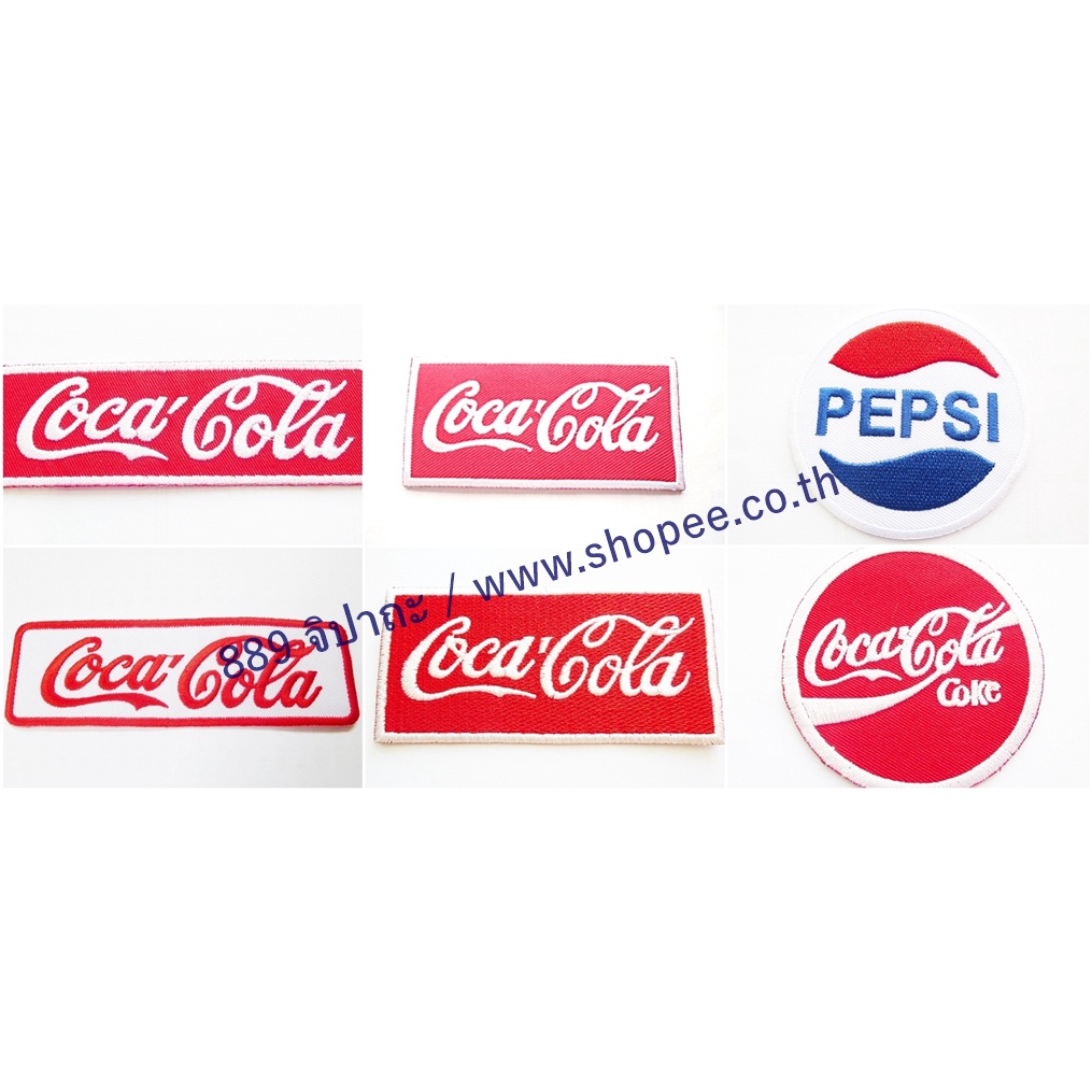 Iron-on patch Soda Coca Cola Coke Pepsi Iron on Ironing Board | Shopee ...