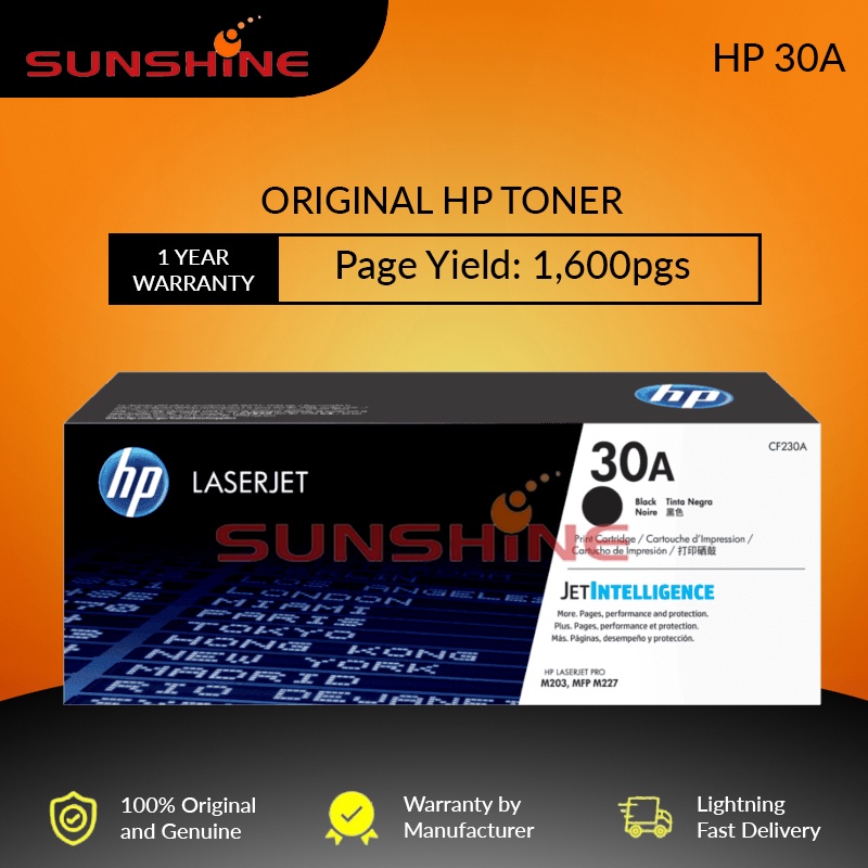 ORIGINAL HP CF230A 30A Toner Cartidge | Shopee Malaysia