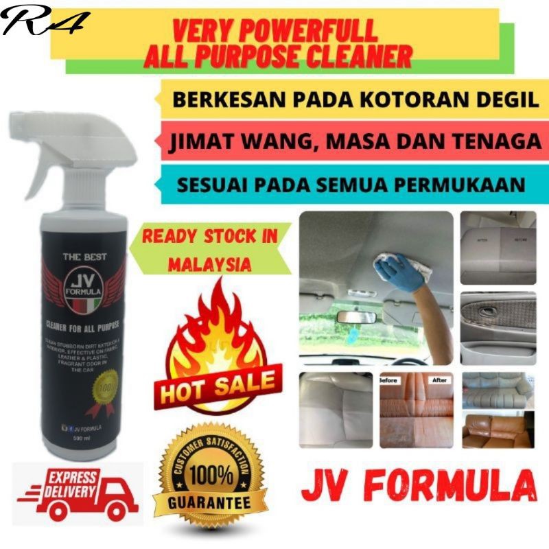 🔥TERBAIK🔥JV FORMULA - PENCUCI KUSYEN KERETA , SILING BUMBUNG KERETA ...