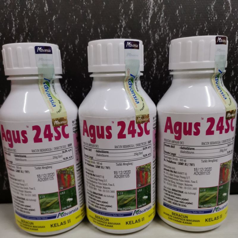 500ML Advansia Agus 24 SC Diafenthiuron Racun Untuk Lalat Putih ...