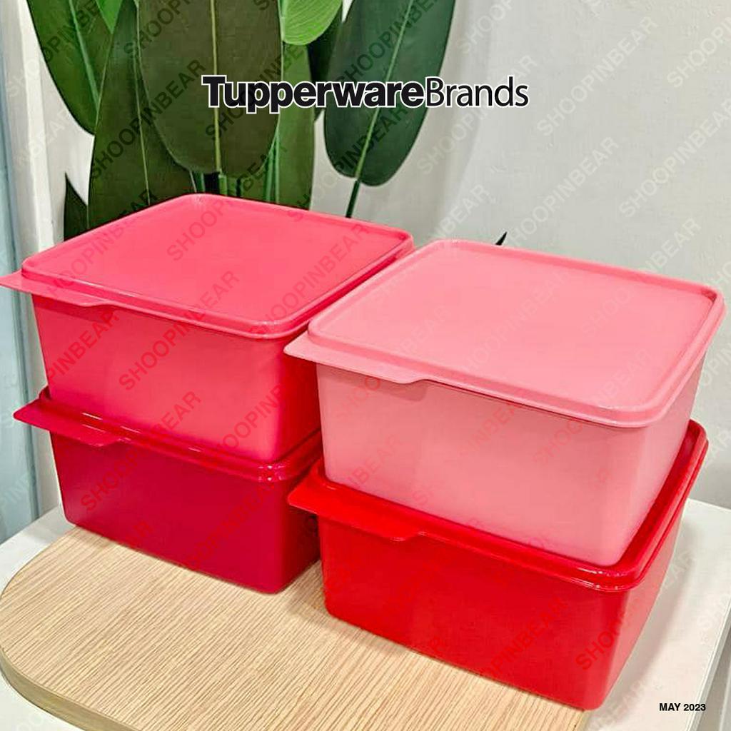 Tupperware Snack N Stack (4) 2.5L Bekas Snack Makanan Lauk | Shopee ...