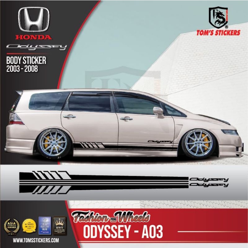 👍👍 HONDA ODYSSEY CAR BODY STICKER SET ODYSSEY - A03 | Shopee Malaysia
