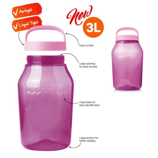 Tupperware Universal Jar 3L | Shopee Malaysia