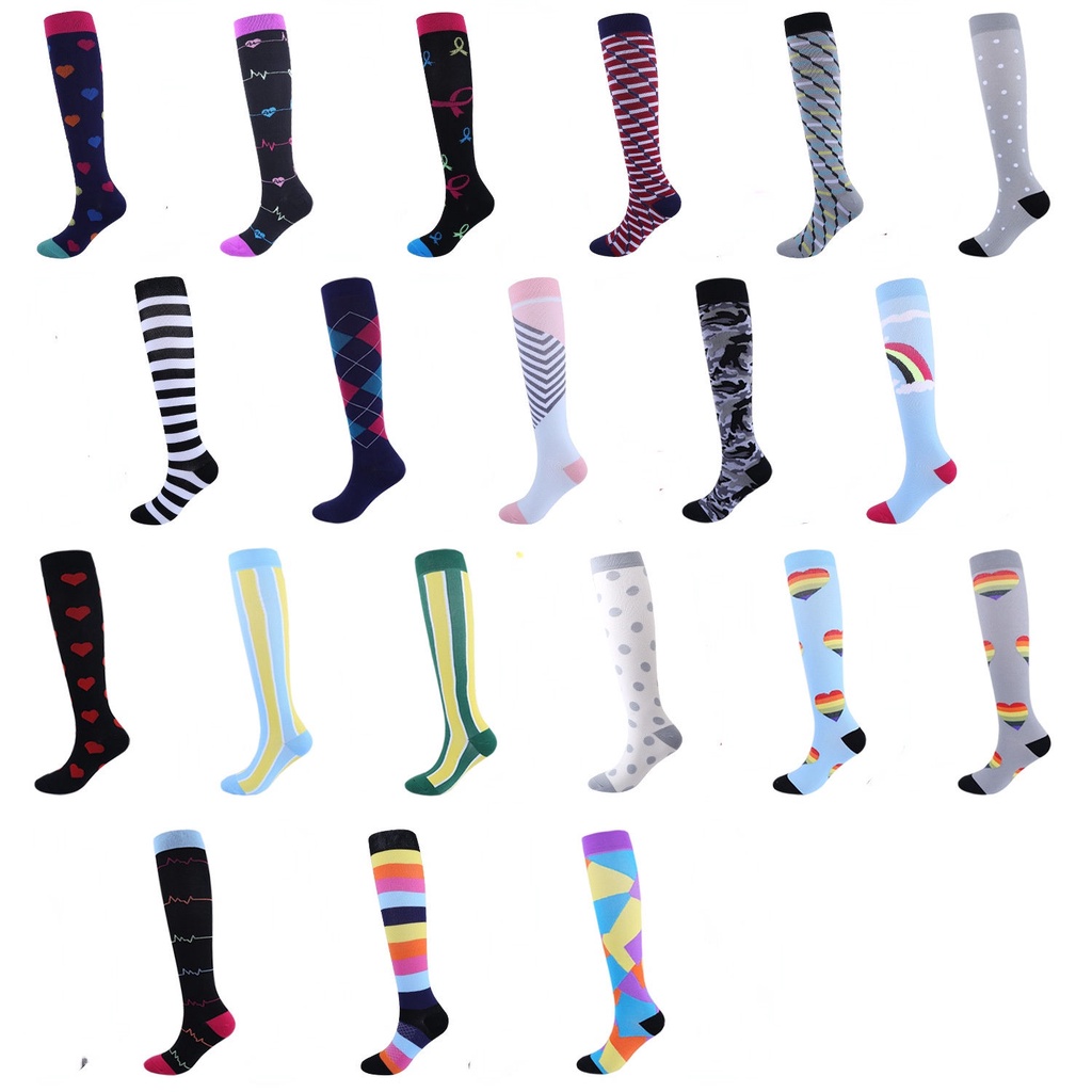 New Compression Stocking Knee High 20-30Mnhg fit medical Varicose ...