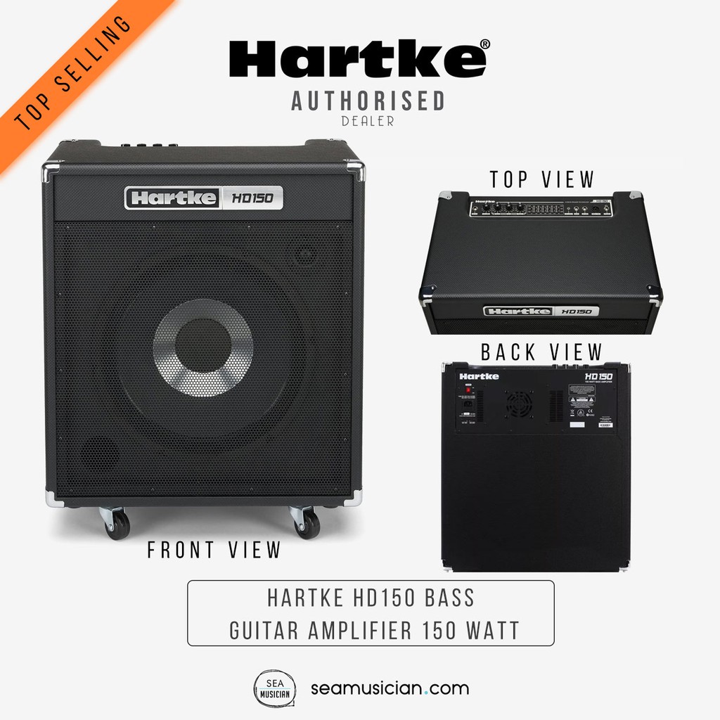 HARTKE HD150 BASS GUITAR AMPLIFIER 150 WATT (HD-150/HD 150) | Shopee ...