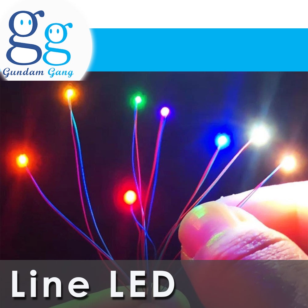 Line LED 5pcs 30cm 5v + Battery Pack Gunpla Modification Custom Scale ...
