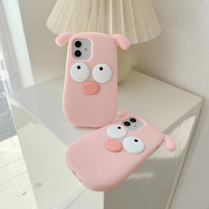 Carton Pig Case For iPhone 14 Pro Max 14 Plus 13 Pro Max 12 11 Pro Max ...