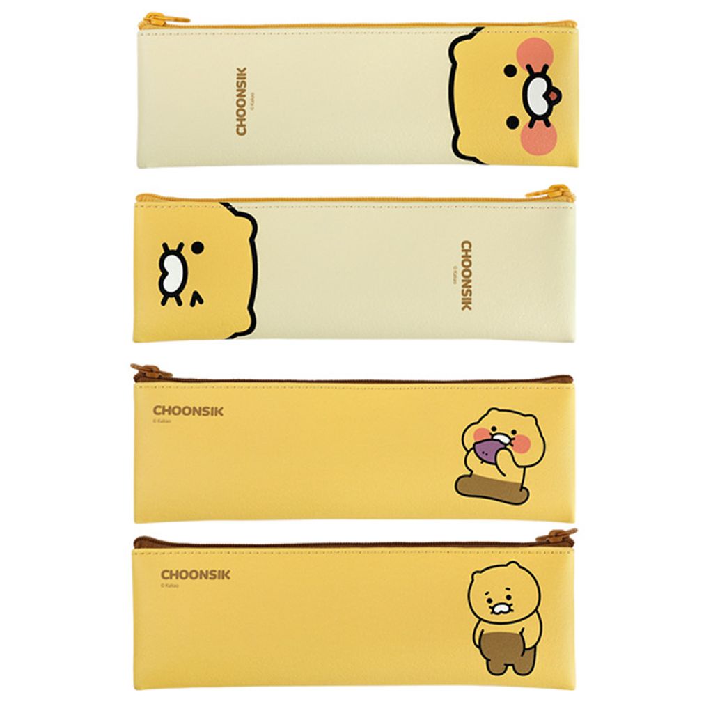 Kakao Friends Choonsik Flat Mini Pencil Case Pouch Pen Stationery ...