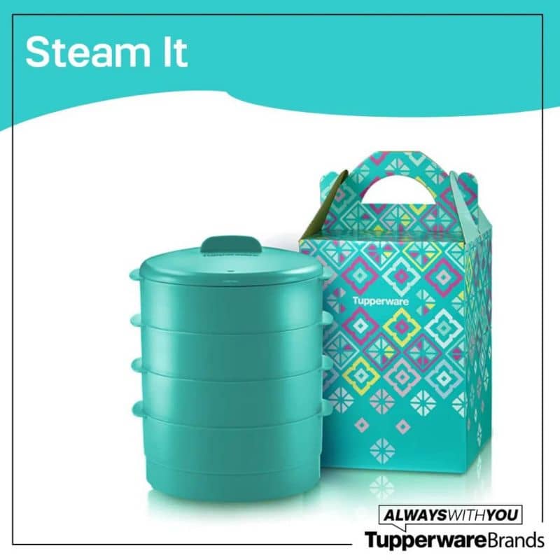 Tupperware 4 Layers Steam It with Gift Box | Shopee Malaysia