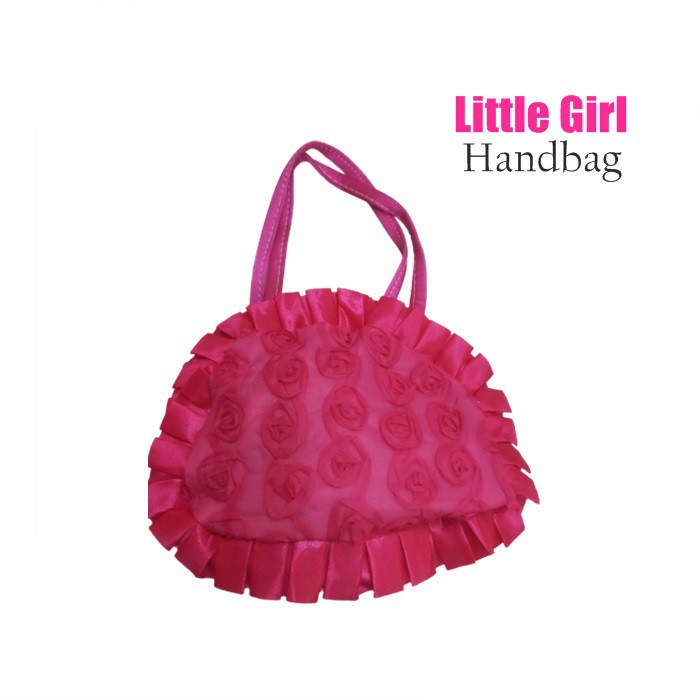 Little Girl Handbag Rose Kids Fabric Design Children Small Bag Cute ...