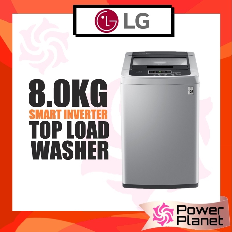 LG 8.0kg Top Load T2108VS3M Washer with Smart Inverter 8KG ( 4 stars ...