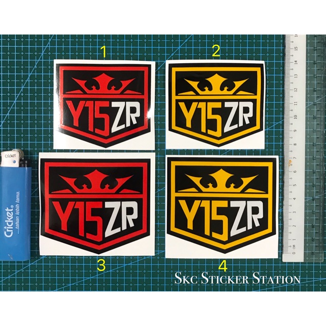Yamaha Y15ZR (Big/Small) Sticker Cutting Overlapping Reflective Logo # ...