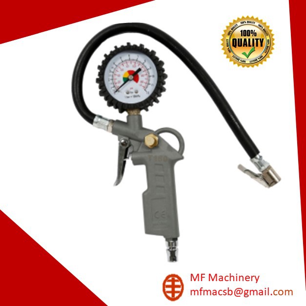 Pneumatic Tire Tyre Air Inflator Inflating Tool Pressure Gauge Motorbike Truck | Shopee Malaysia