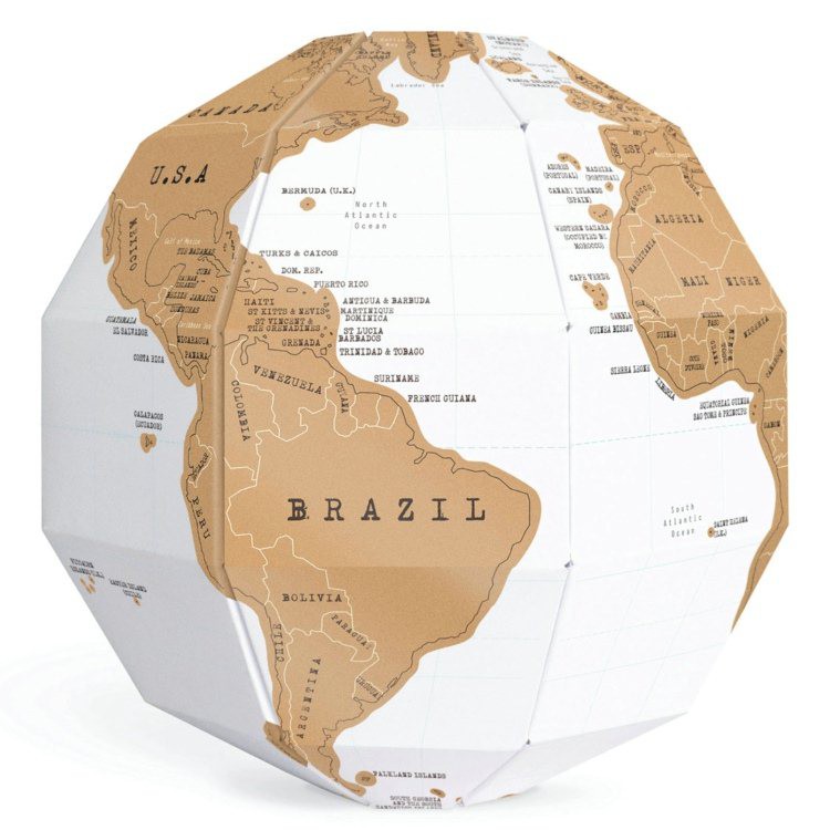 Scratch Globe World Map Round Shape | Shopee Malaysia