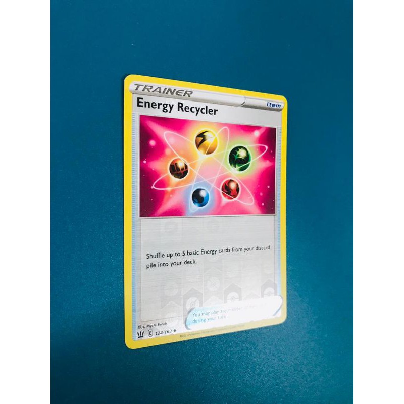Pokemon Card PTCG Sword & Shield: Battle Styles / Energy Recycler - 124 ...
