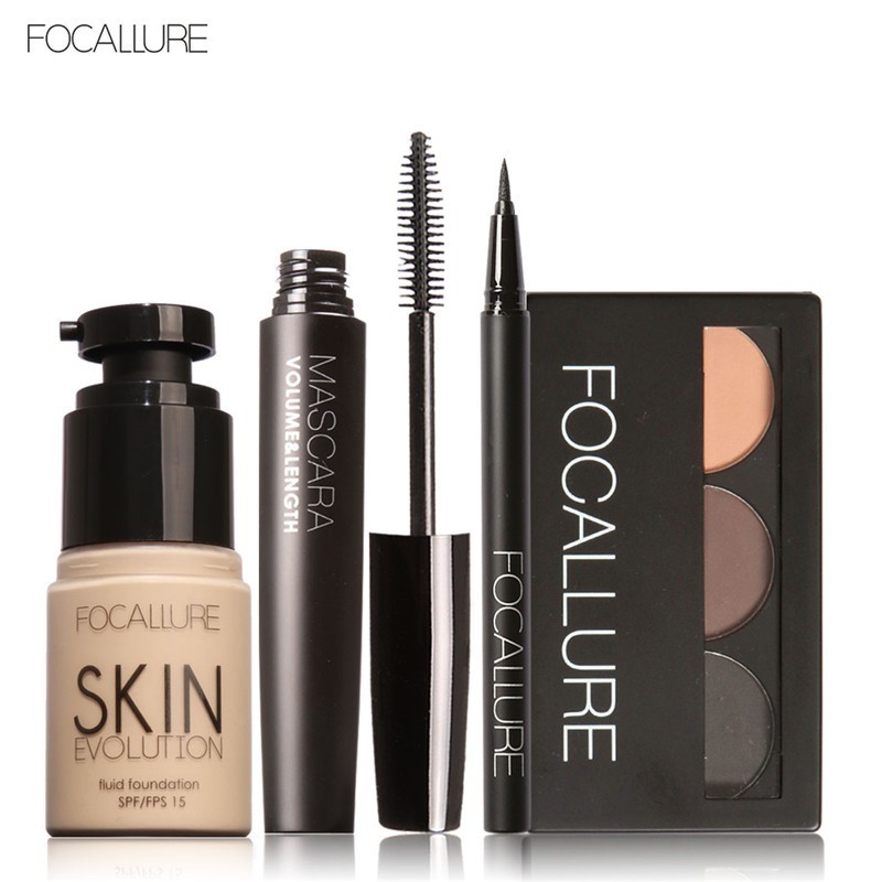 hot sale FOCALLURE Eyebrow Powder Foundation Makeup Kit Eyes Cosmetics ...