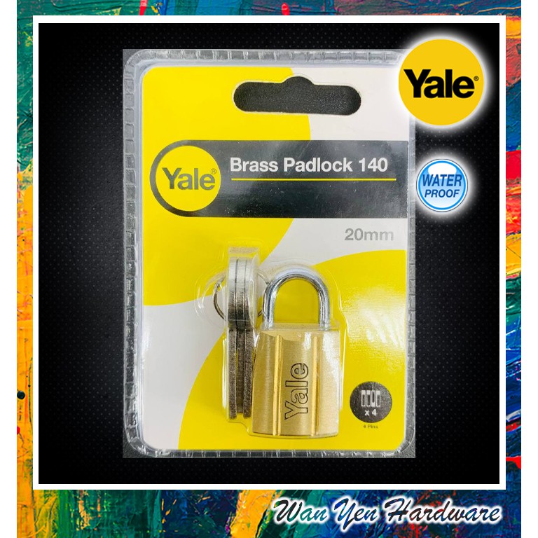 YALE BRASS PADLOCK V140.20(20MM) | Shopee Malaysia