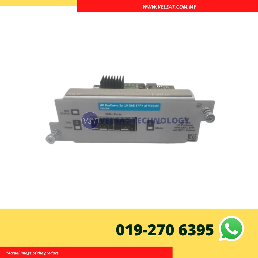 HP ProCurve 2p 10-GbE SFP al Module J9008A with J9150A Transceiver Module | Shopee Malaysia