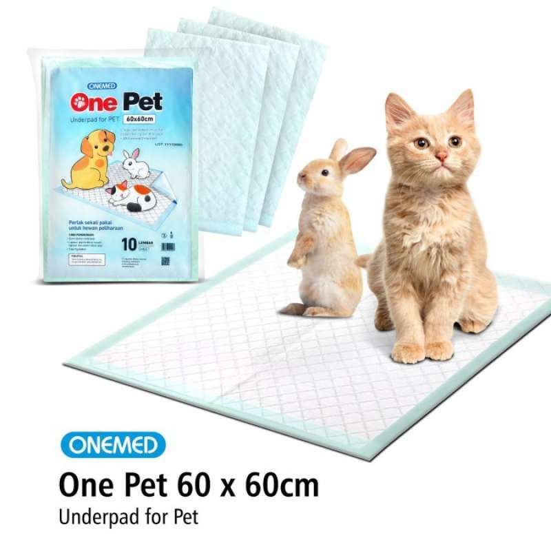 Underpad ONEPET ONE PET Onemed size 60x60 training pad pee pad dog cat ...