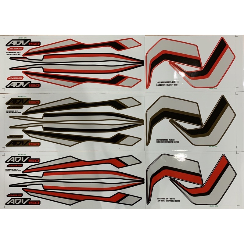 Honda adv 150 body sticker | Shopee Malaysia