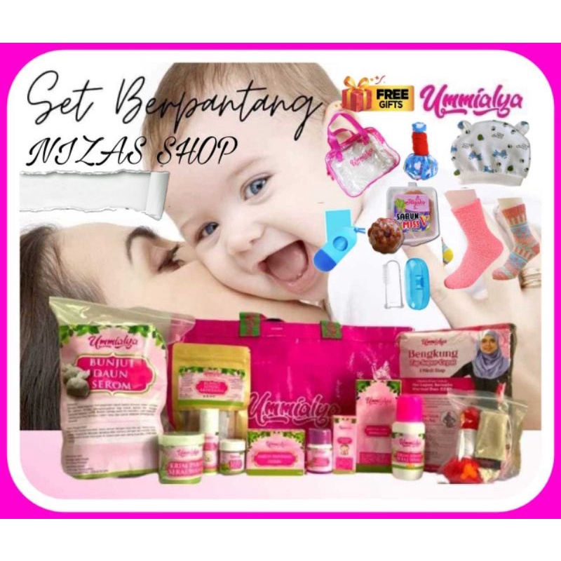UMMIALYA Set Berpantang SEPANG KEDERANG Ubat PERIUK mandian kuning baby ...