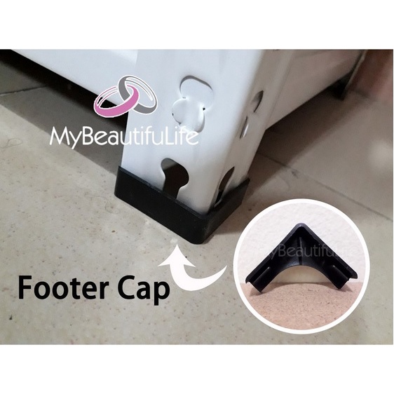 Foot Cap Rubber Base for Boltless Rack Rack Besi (1 pc) | Shopee Malaysia