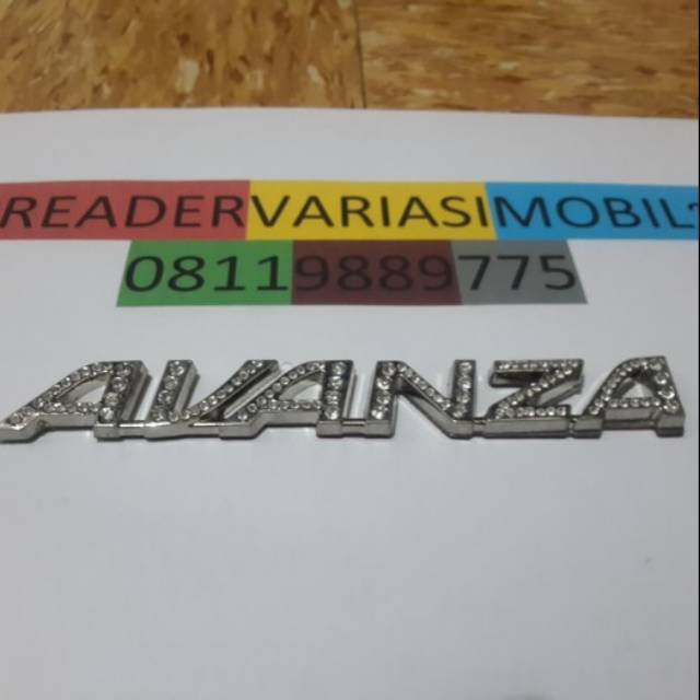 Avanza Logo Emblem Logo Writing Iron Diamond Diamond Model Good Quality ...