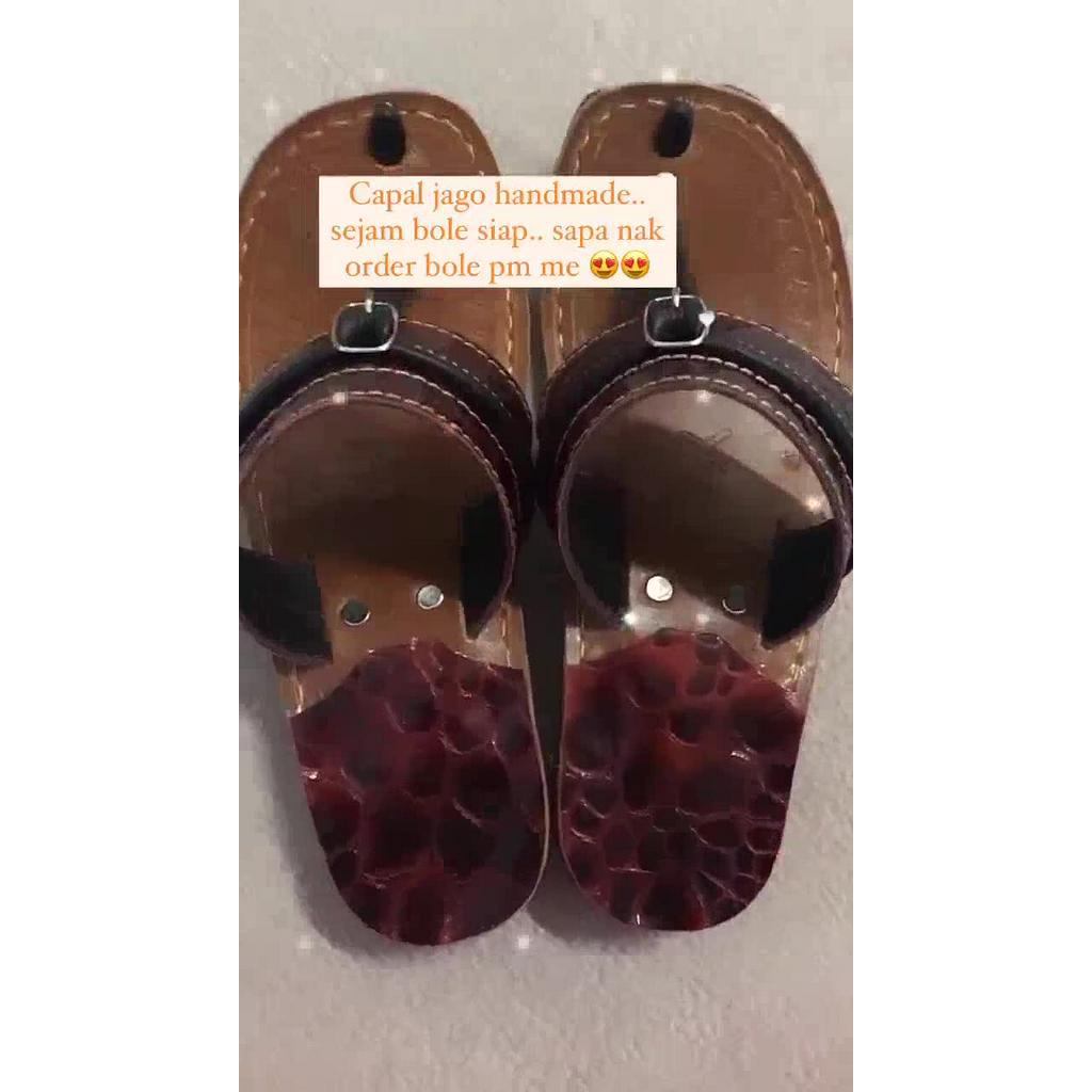 CAPAL KULIT ASLI JAGO BUATAN TANGAN 100% WARISAN SEJAK 1957 UNTUK ACARA ...