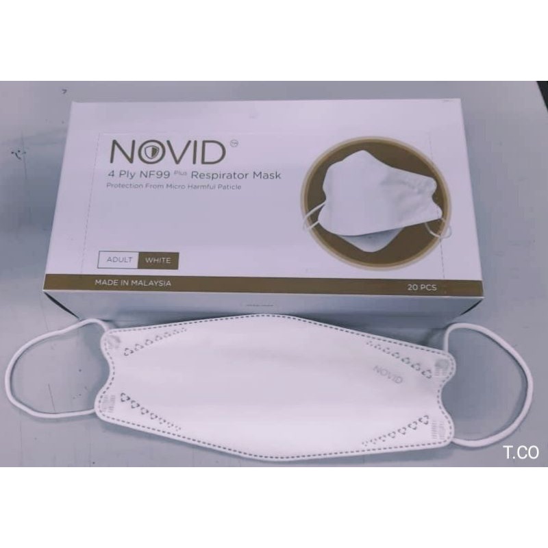 [100% Authentic] NOVID NF99 Plus KF99 KF94 4-Ply Disposable Surgical ...