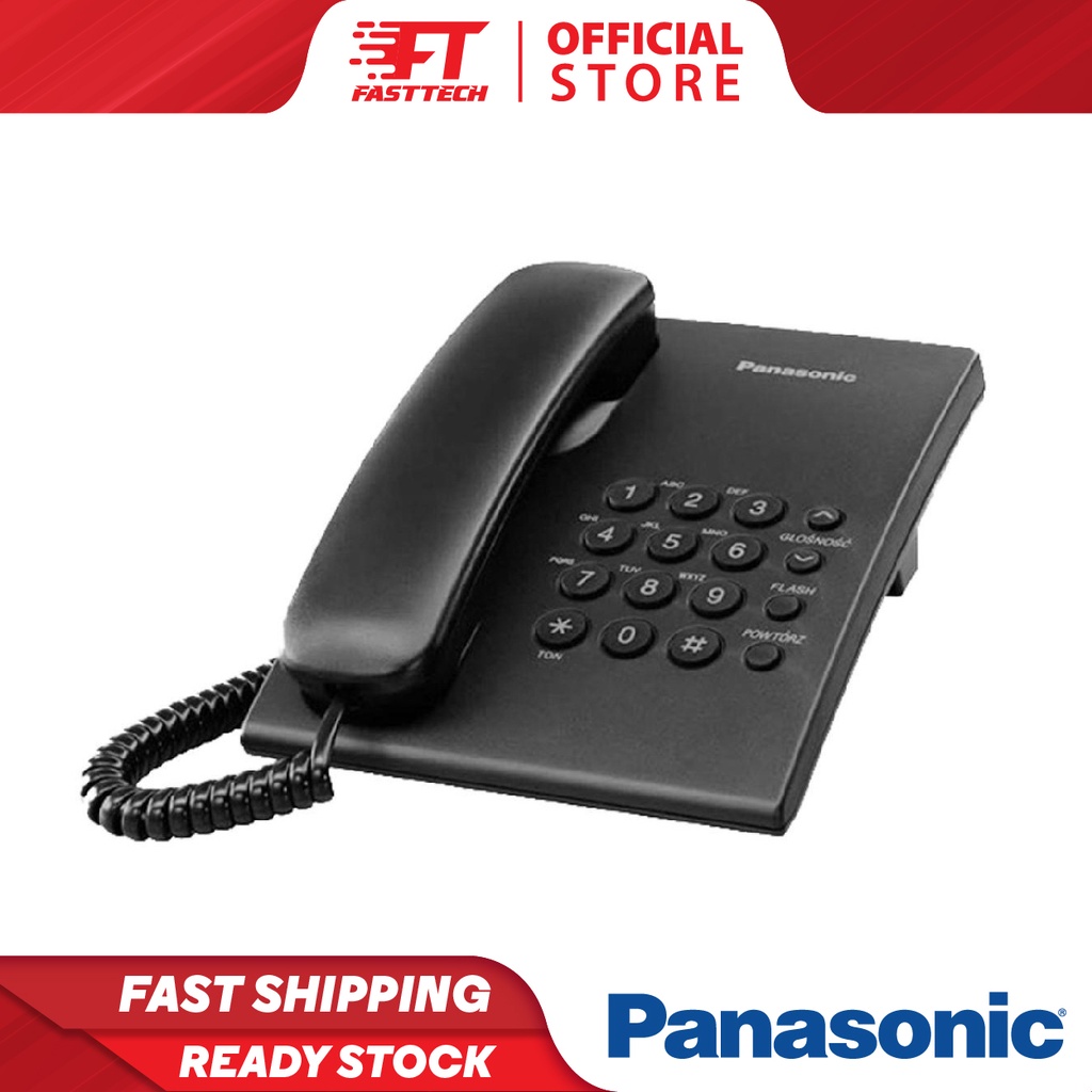 PANASONIC KX-TS500ML TS500 Corded Single Line PABX Phone House Office Home Landline | Shopee ...