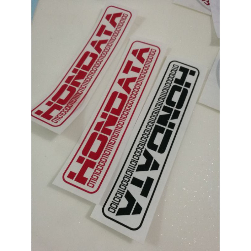 HONDATA DECAL STICKER | Shopee Malaysia