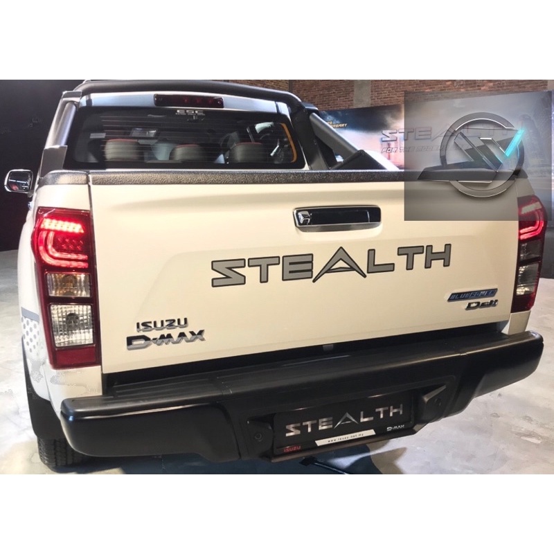 (Ready Stock) S569# Isuzu D-Max Stealth Car Rear Tailgate Vinyl Decal ...