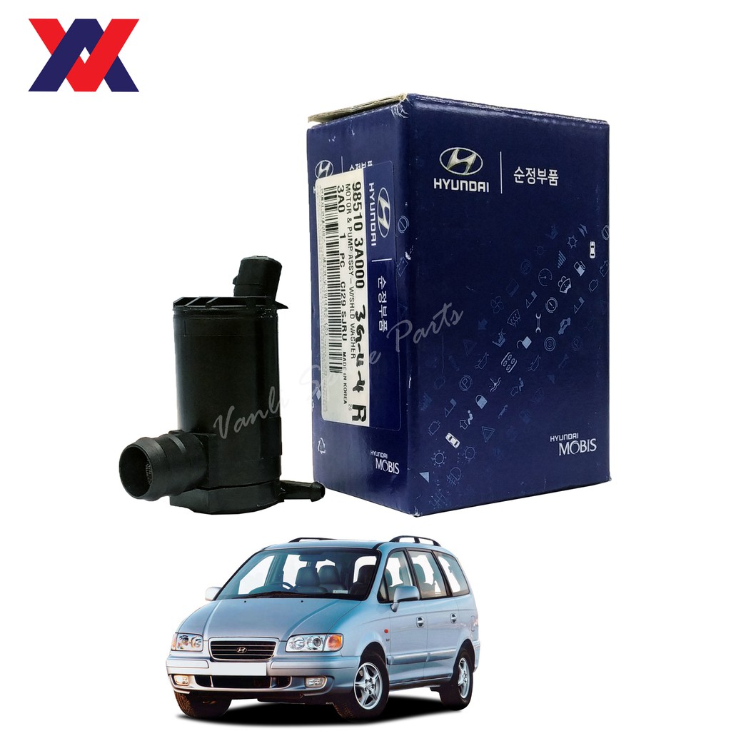 Hyundai Motor & Pump Assy - Windshield Washer for Hyundai Trajet 2.0cc ...