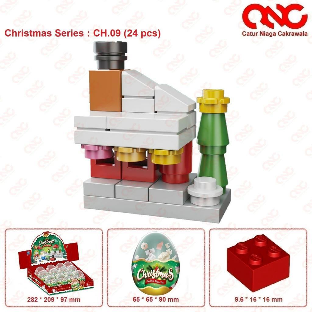 CNC Brick & Block - Christmas Series, LEGO Compatible (Surprise Egg ...
