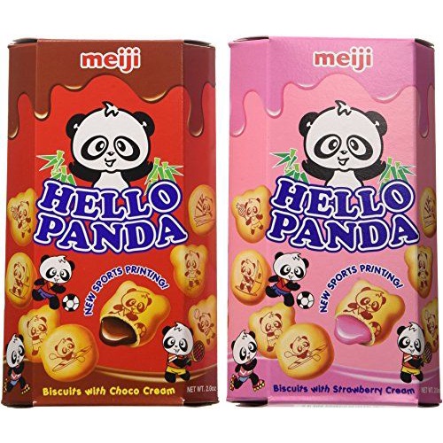 Meiji Hello Panda Fun Filled Biscuit Treats 43g | Shopee Malaysia